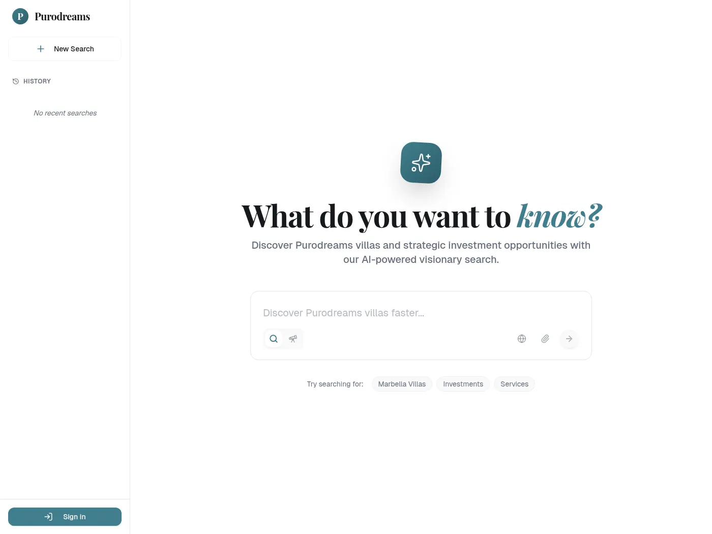 Purodreams AI Search