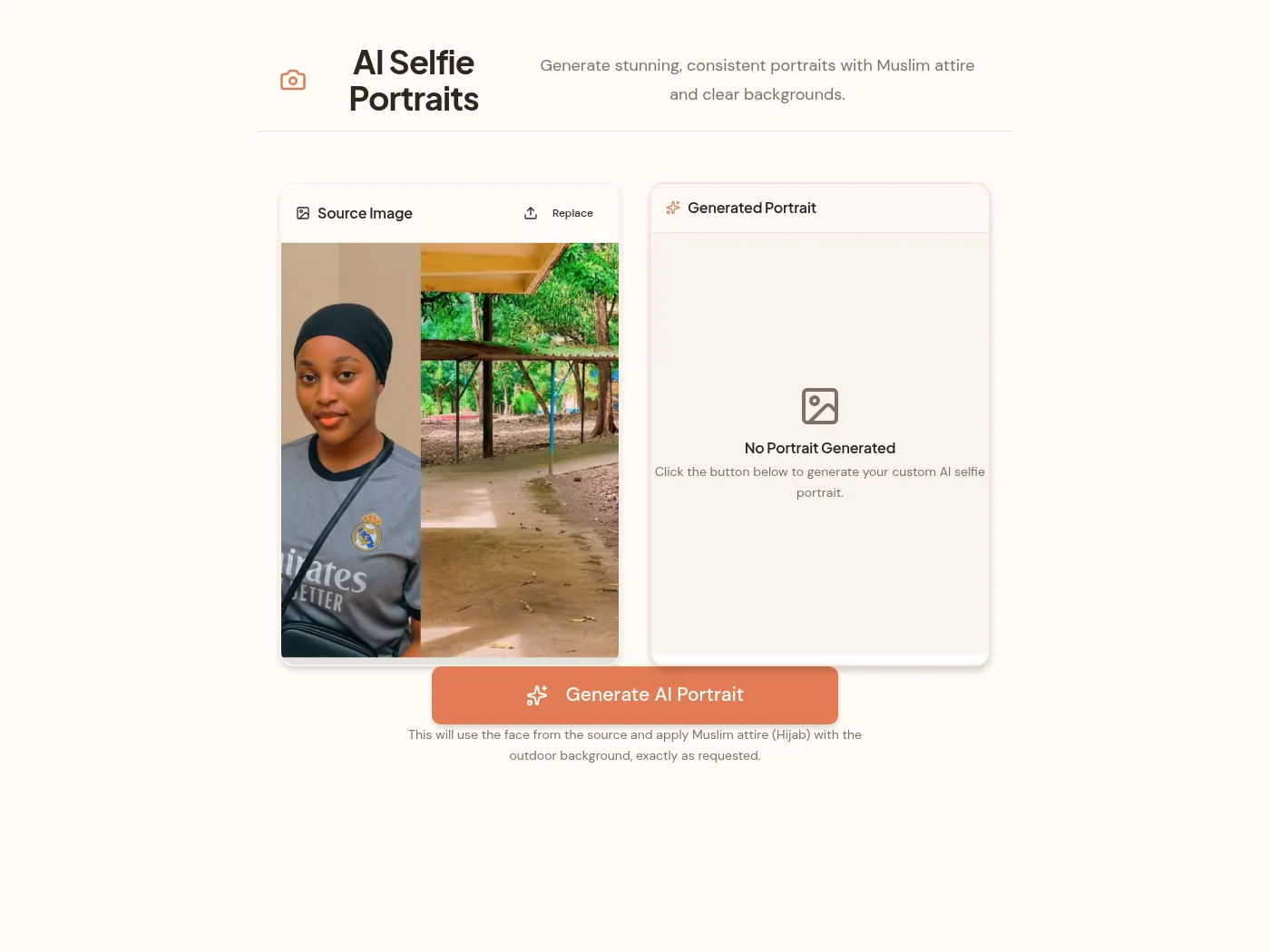 AI Selfie Portrait Generator