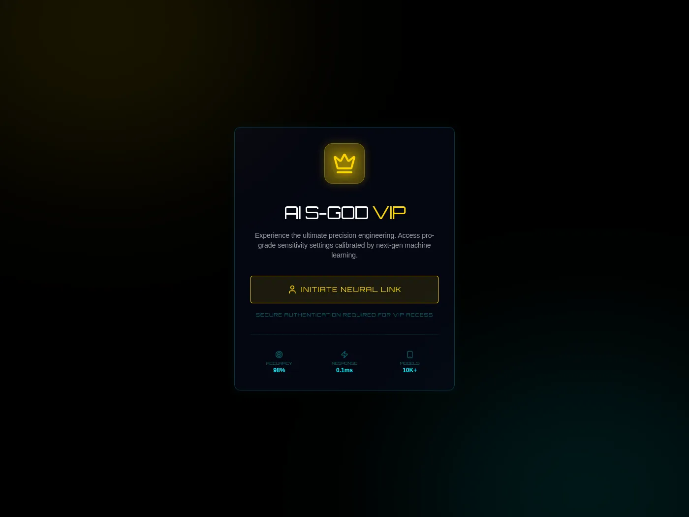 Sensitivity God VIP