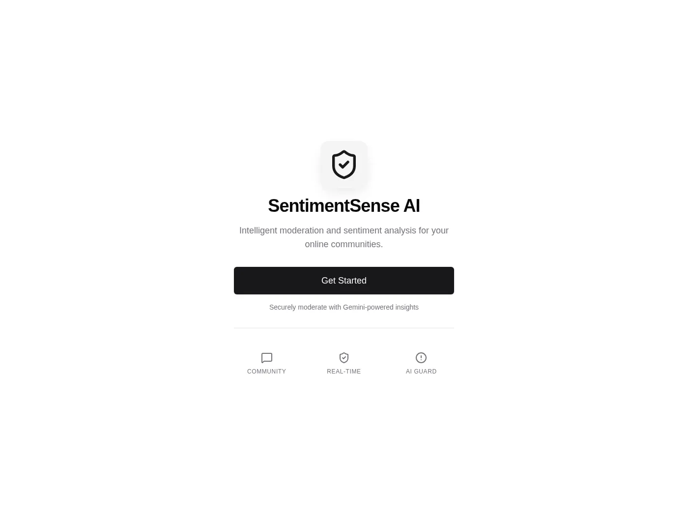 SentimentSense AI Moderator