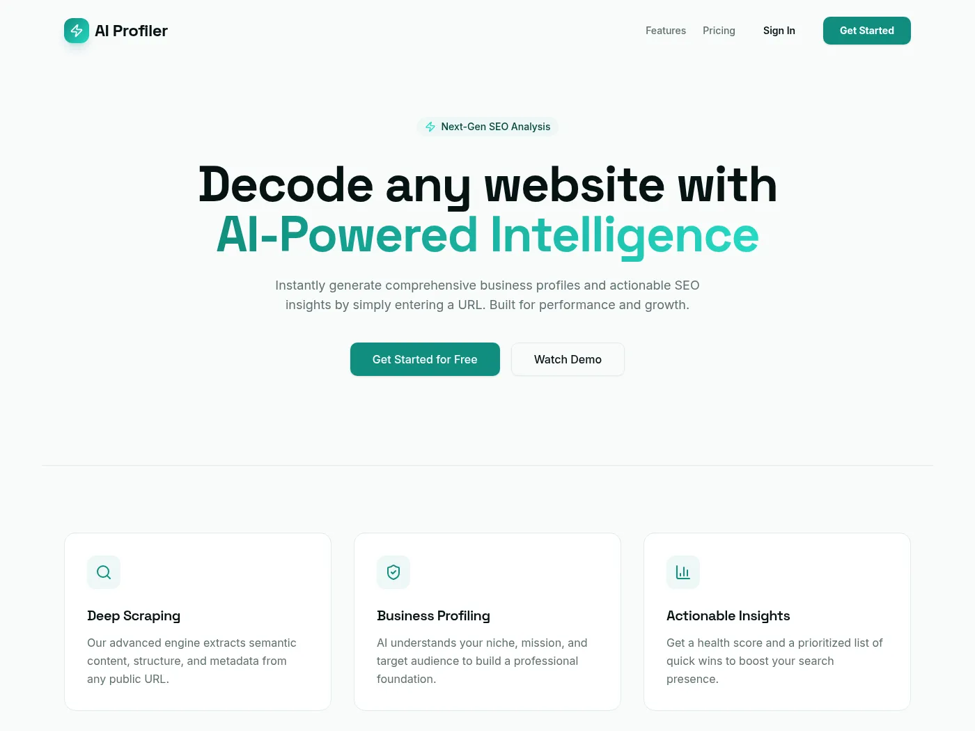 AI SEO Profiler