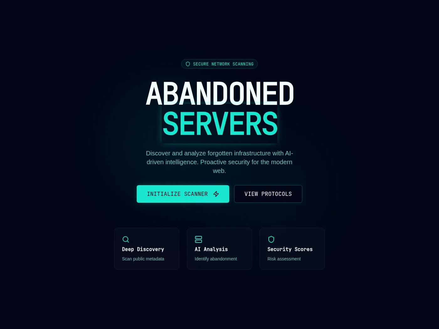 Abandoned Server Finder