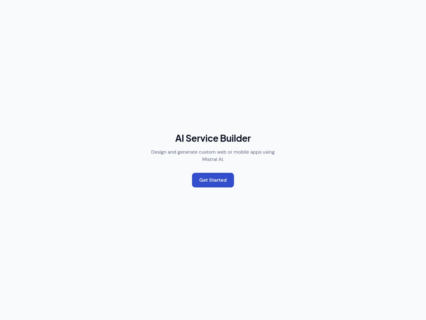 AI Service Builder