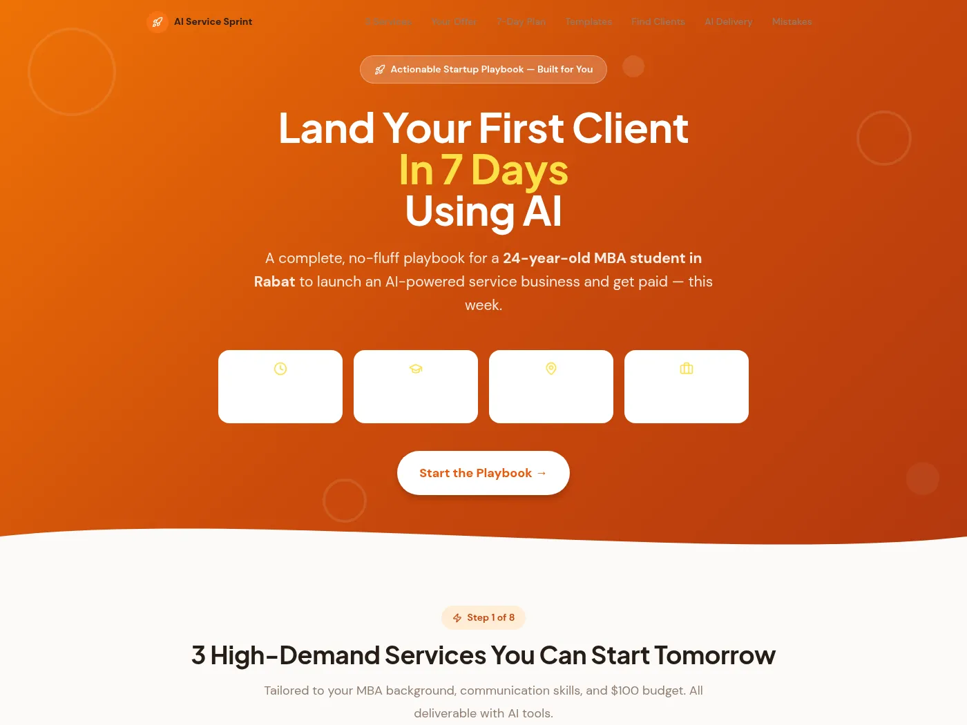AI Service Sprint
