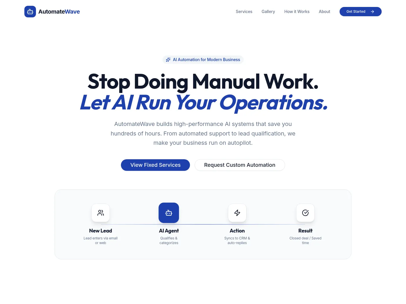AutomateWave Website