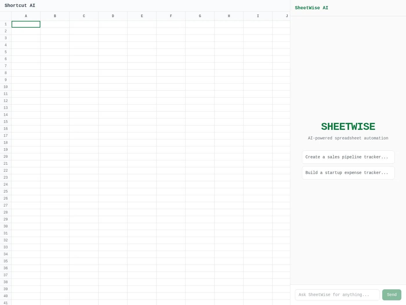 SheetWise AI Copilot