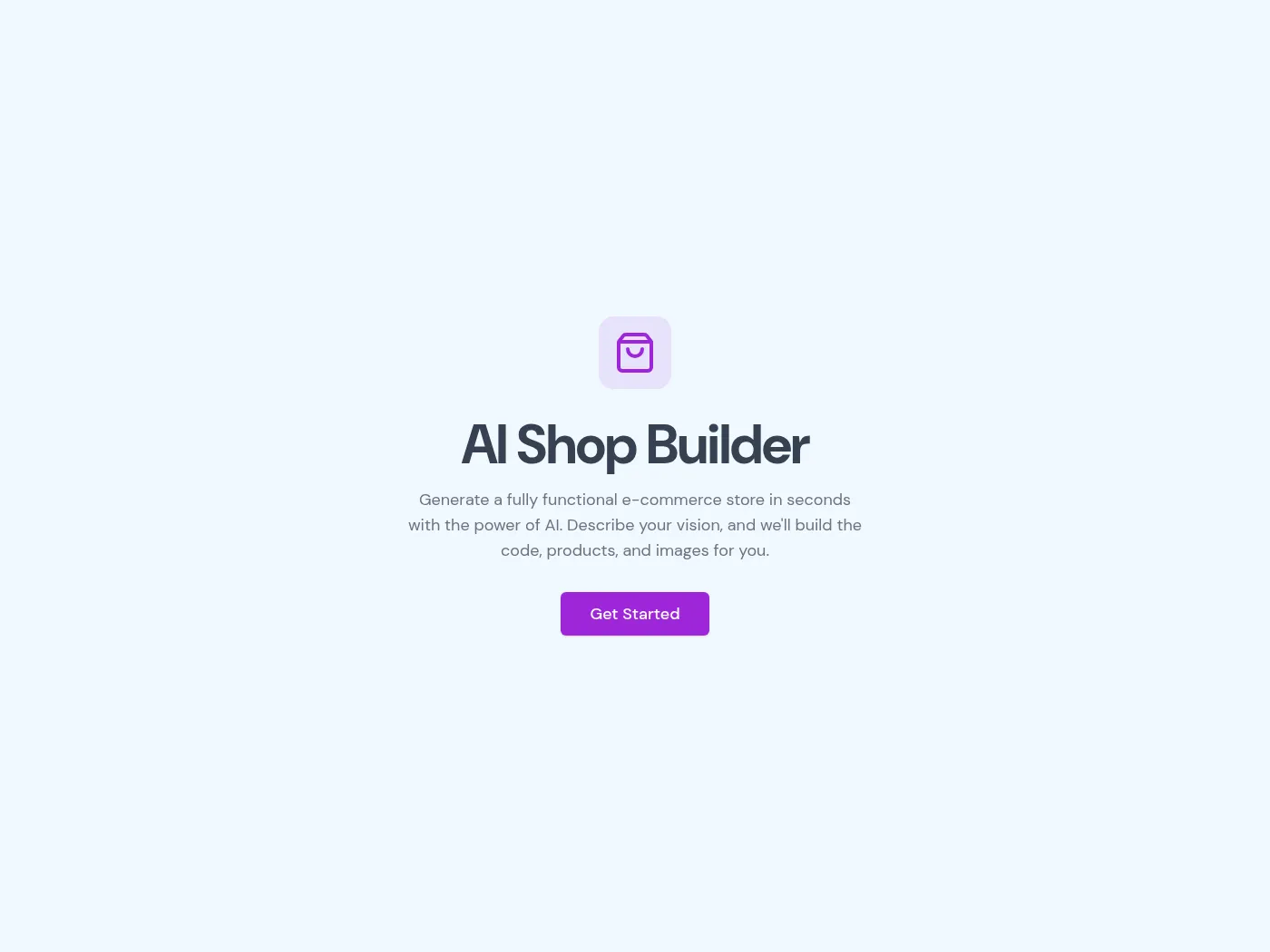 AI Shop Builder