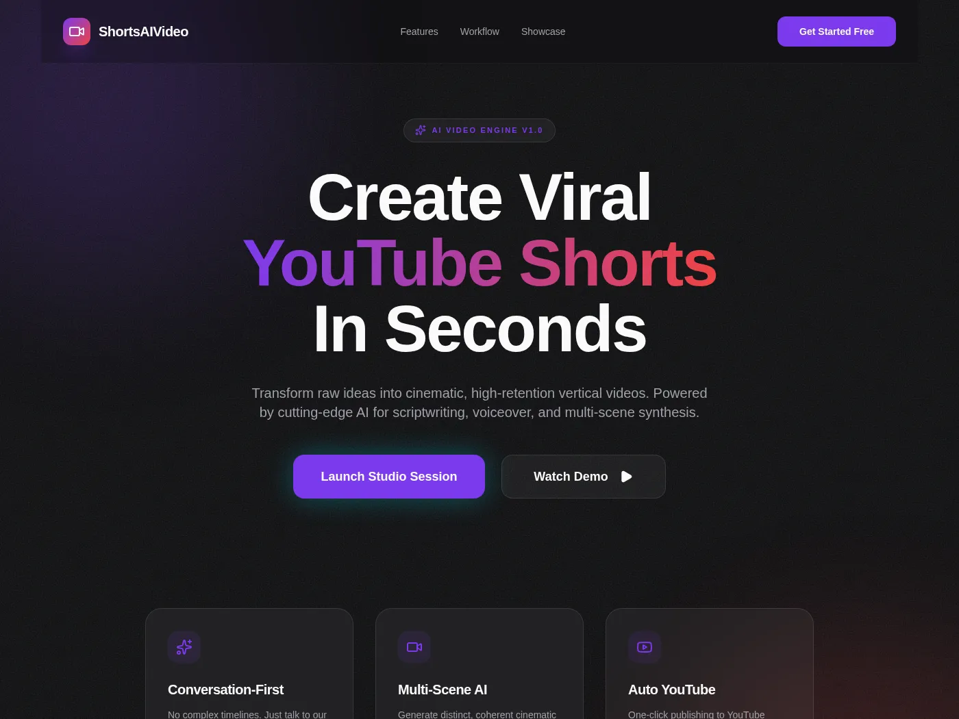 ShortsAIVideo Studio