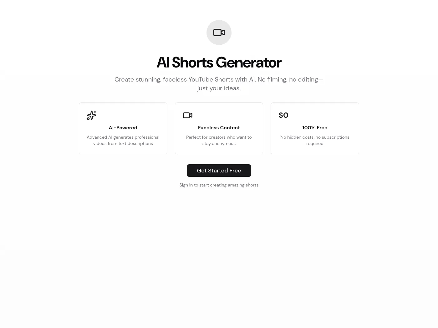 AI Shorts Generator
