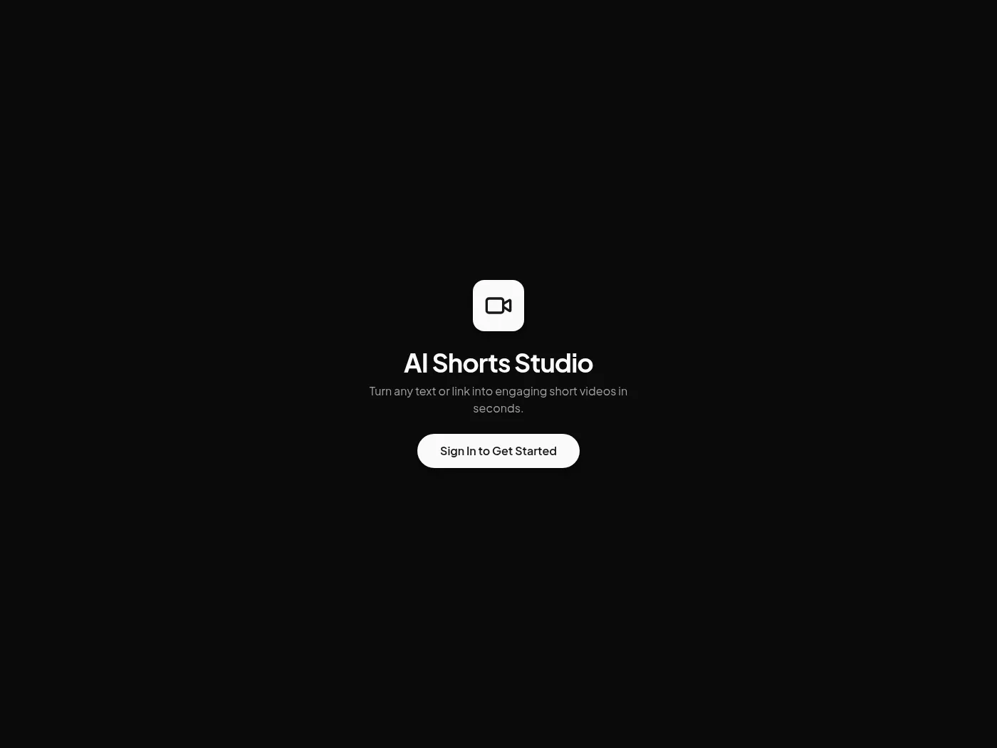 AI Shorts Studio