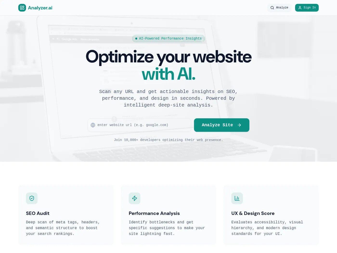 AI Site Analyzer