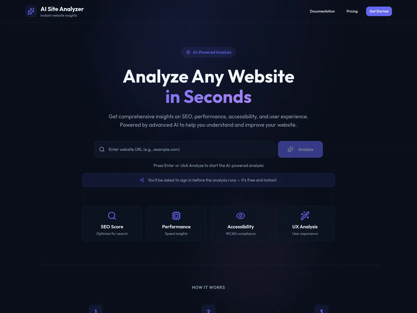 AI Website Analyzer