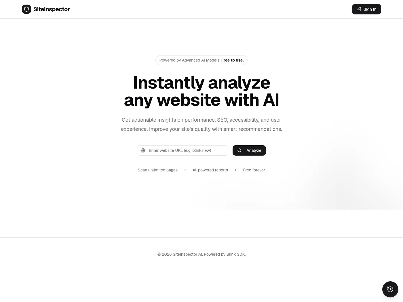AI Site Inspector