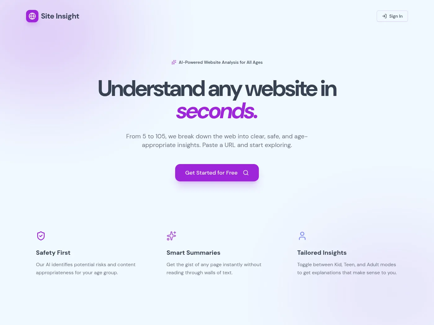 AI Site Insight
