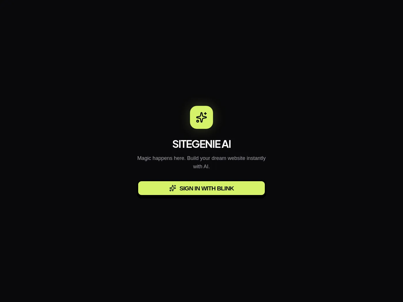 SiteGenie AI Builder
