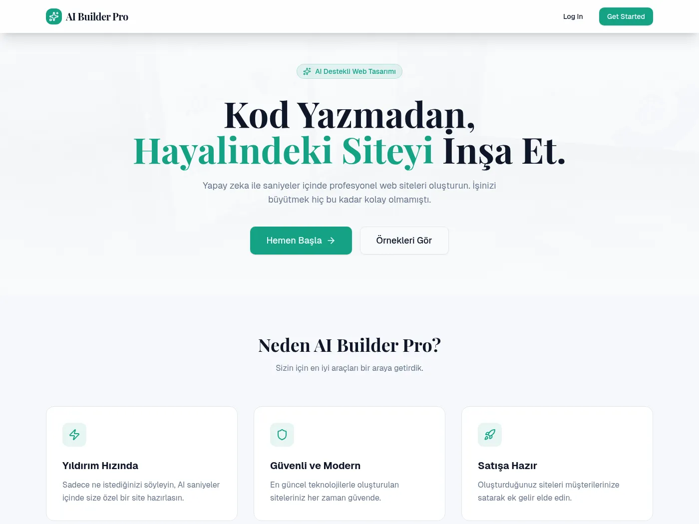 AI Website Builder Pro