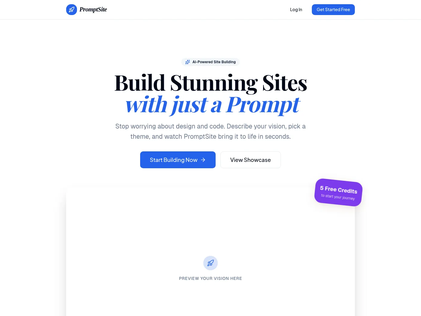 PromptSite Builder