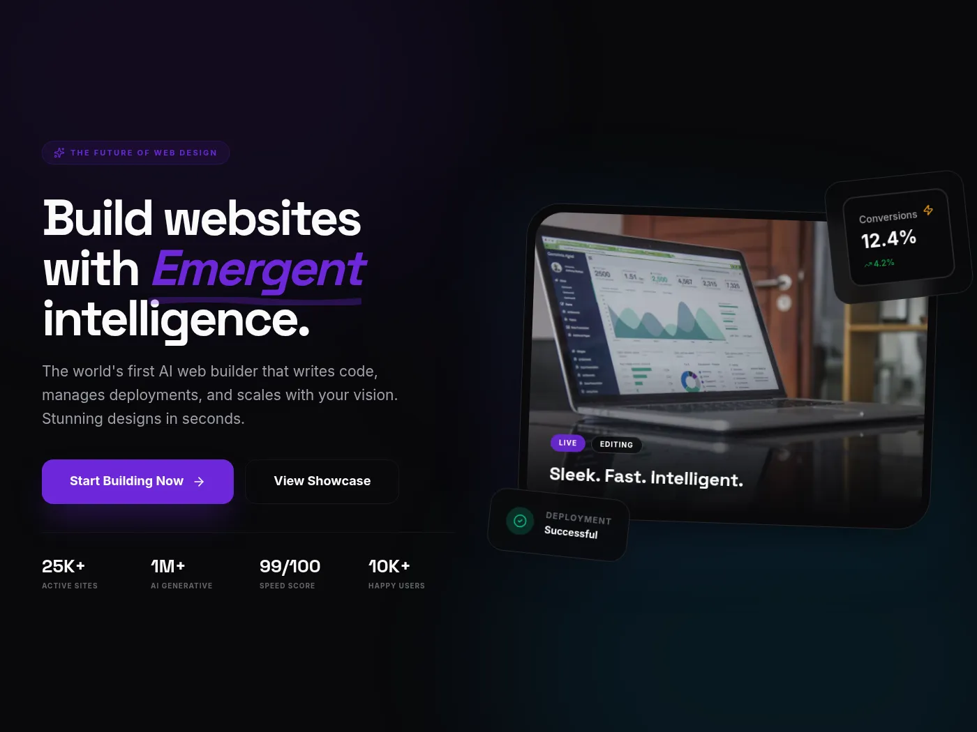 Emergent AI Web Creator