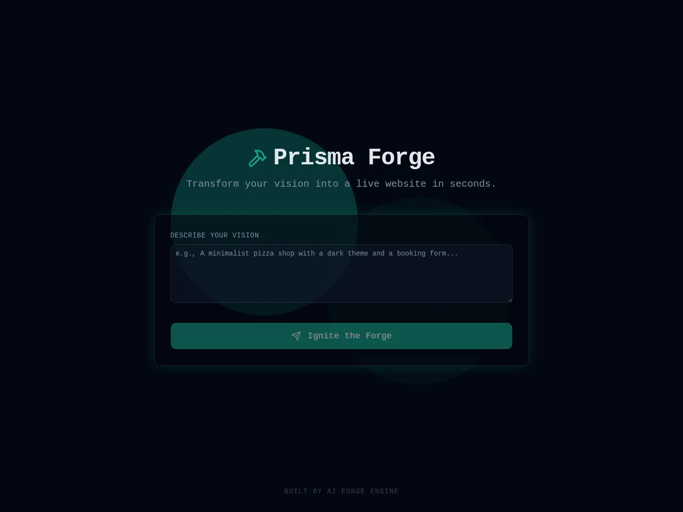 AI Website Forge