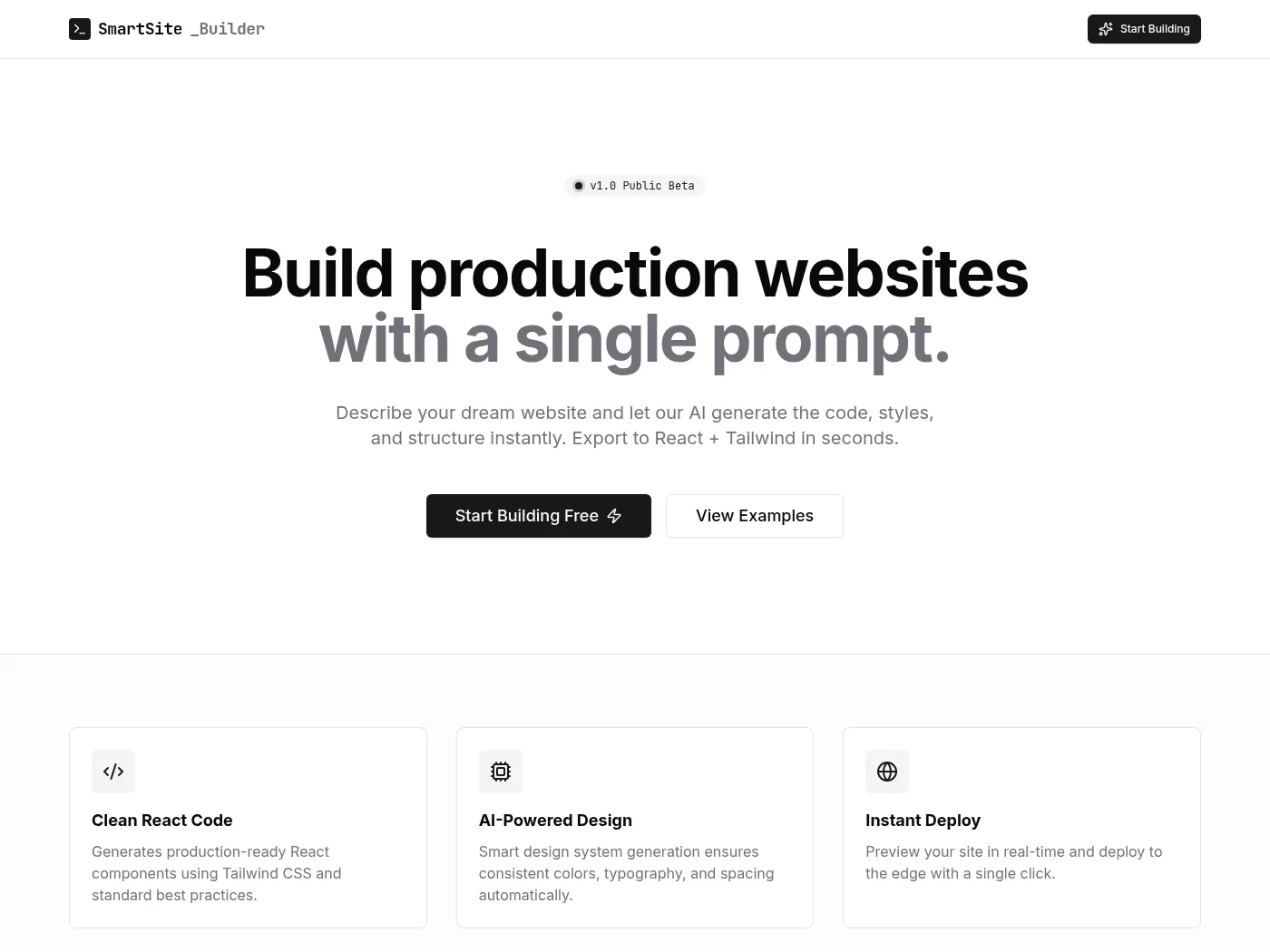 SmartSite Builder