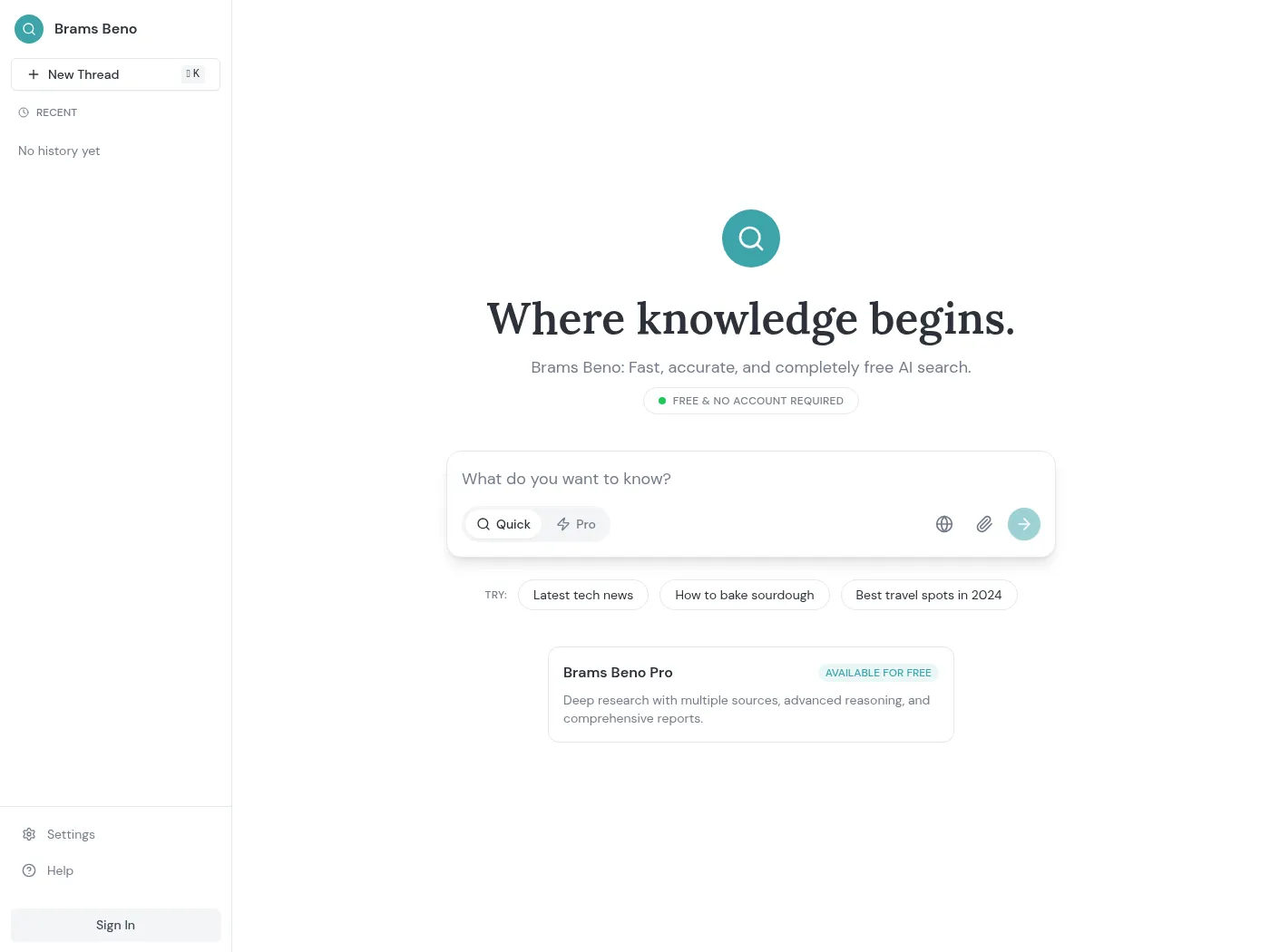 Bramsbeno AI Site