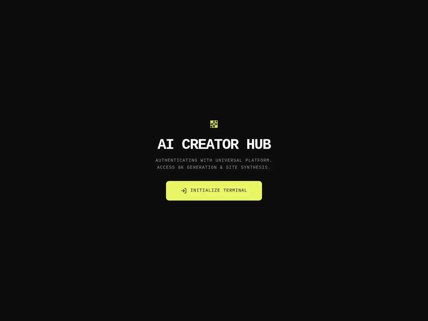 AI Site Creator Hub