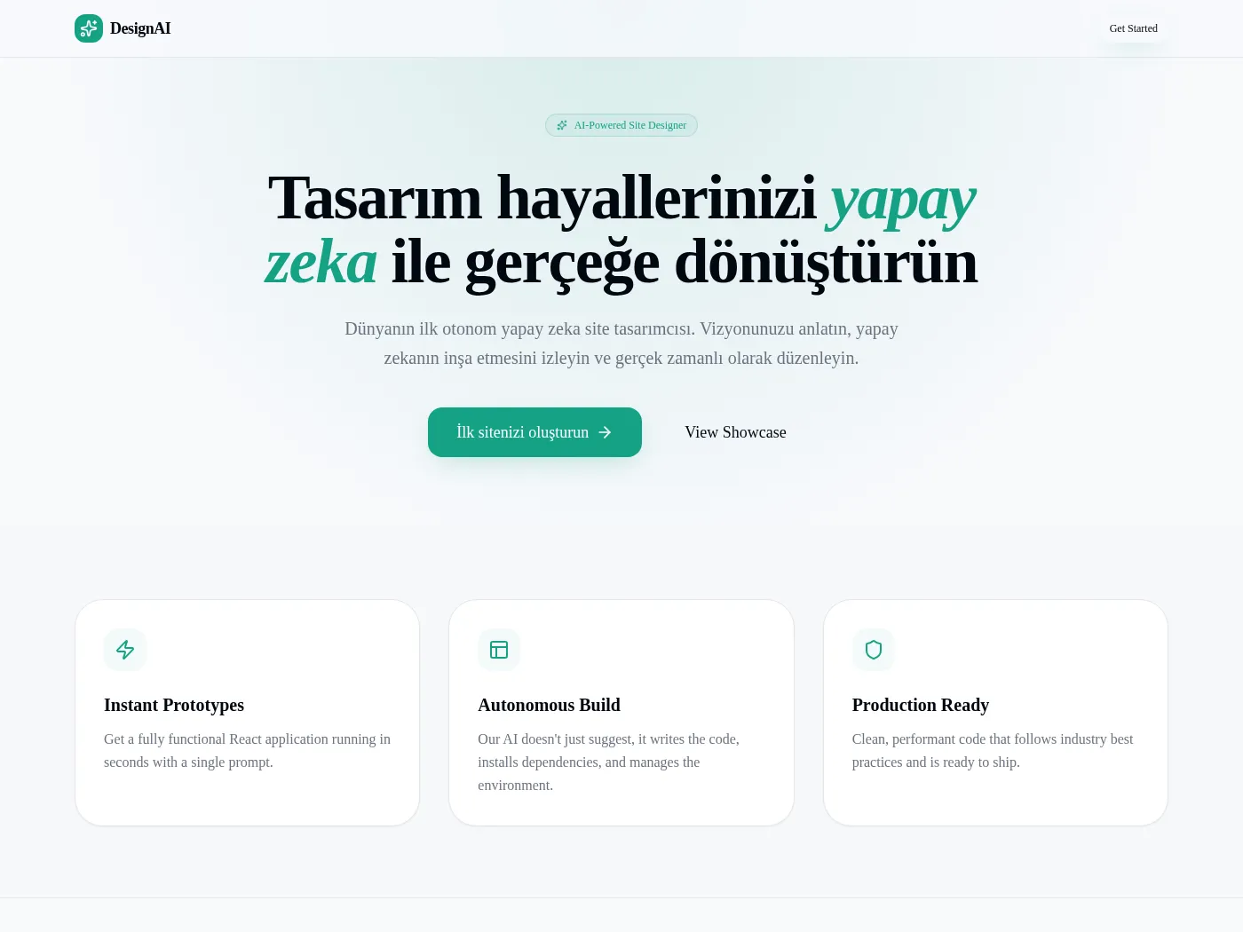 AI Site Designer