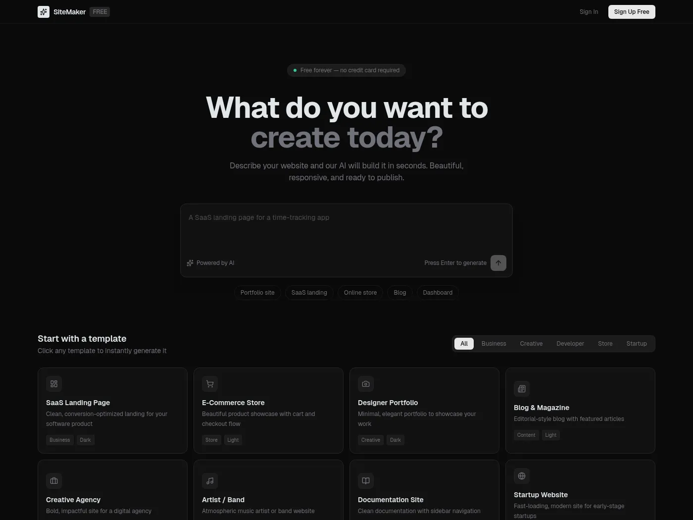 Vercel AI Site Builder