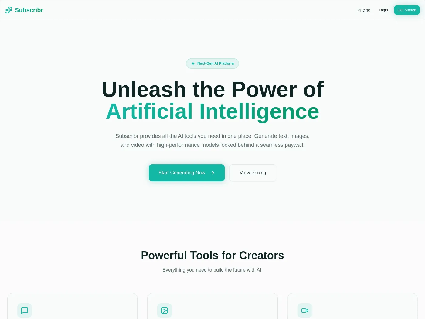 Subscribr AI Portal
