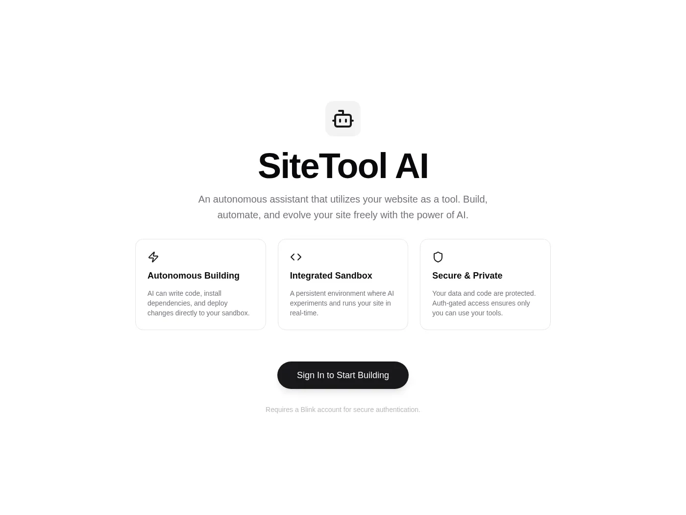 SiteTool AI Assistant