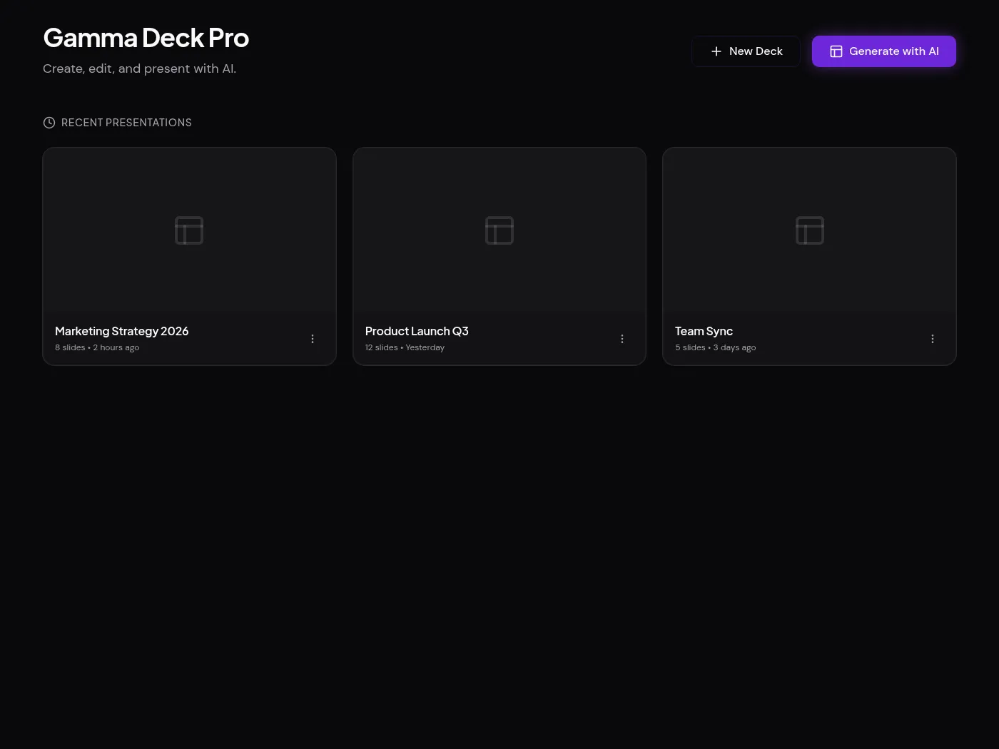 Gamma Deck Pro