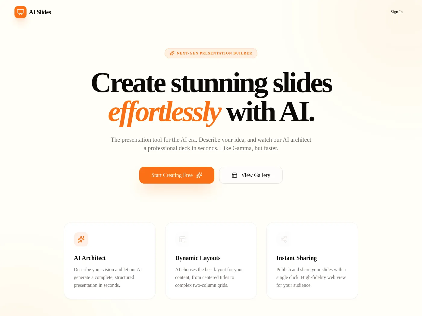 AI Slide Creator