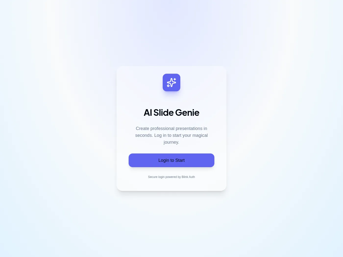 AI Slide Genie