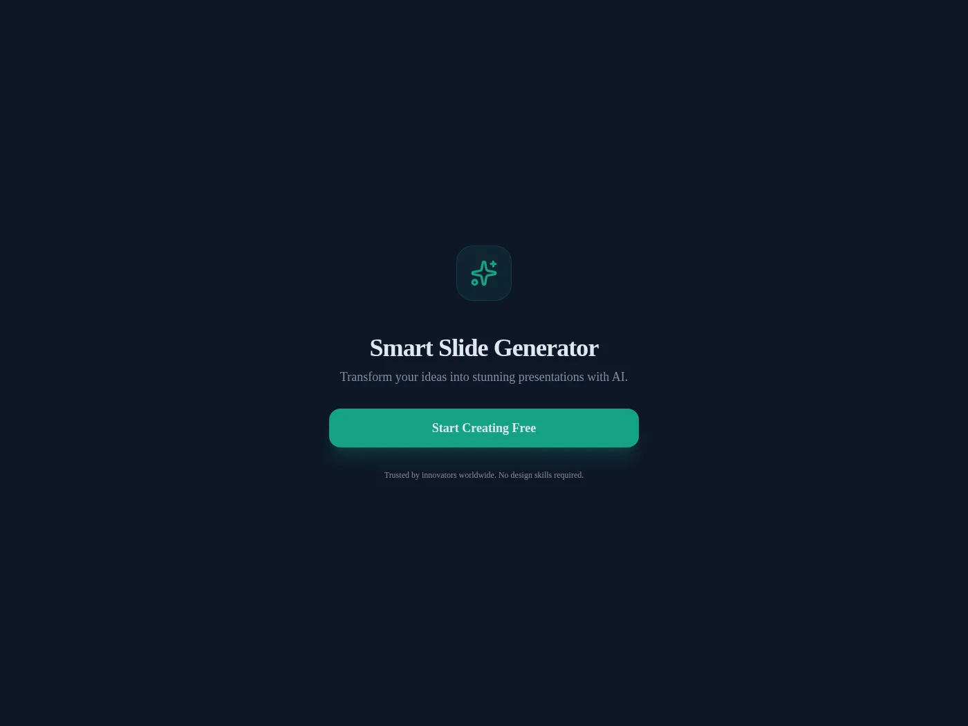 Smart Slide Generator