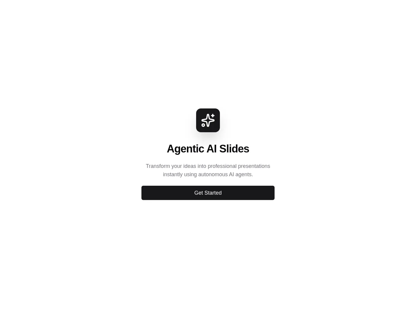Agentic AI Presentation Maker