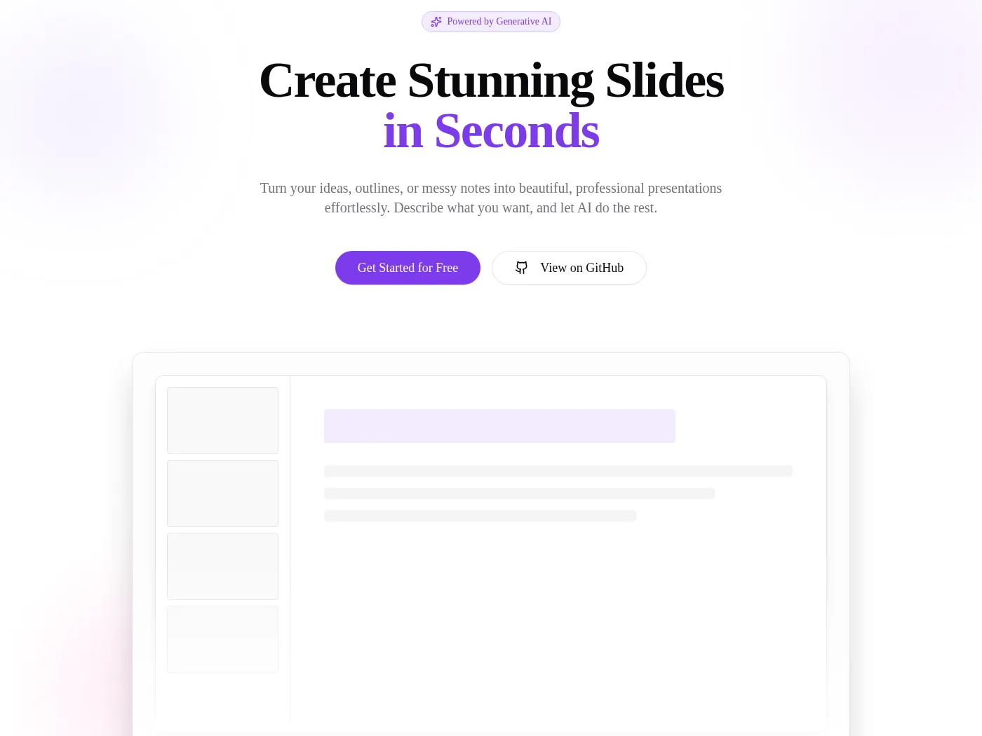 AI Slides Maker