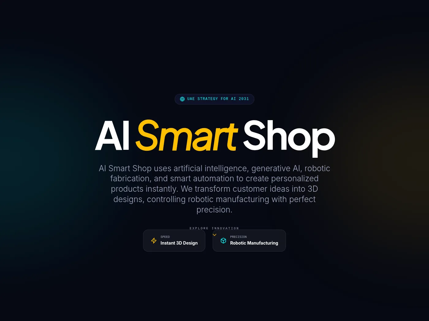 AI Smart Shop Poster