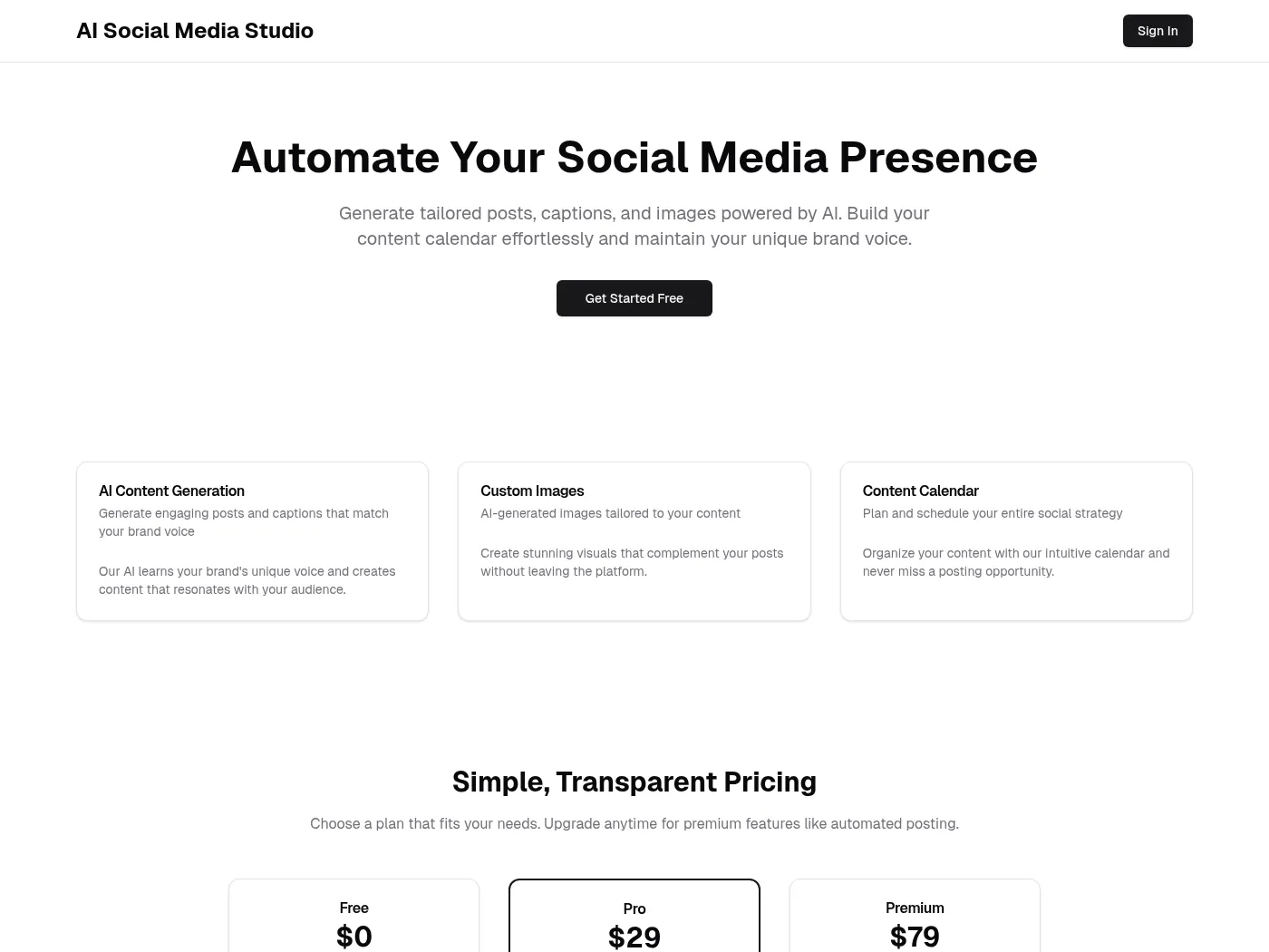 AI Social-Media Studio