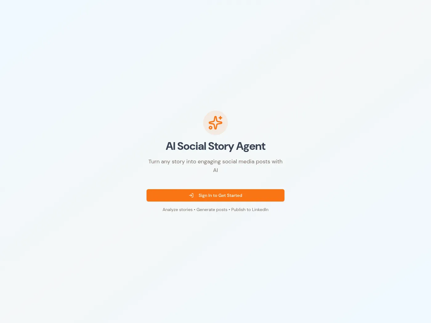 AI Social Story Agent