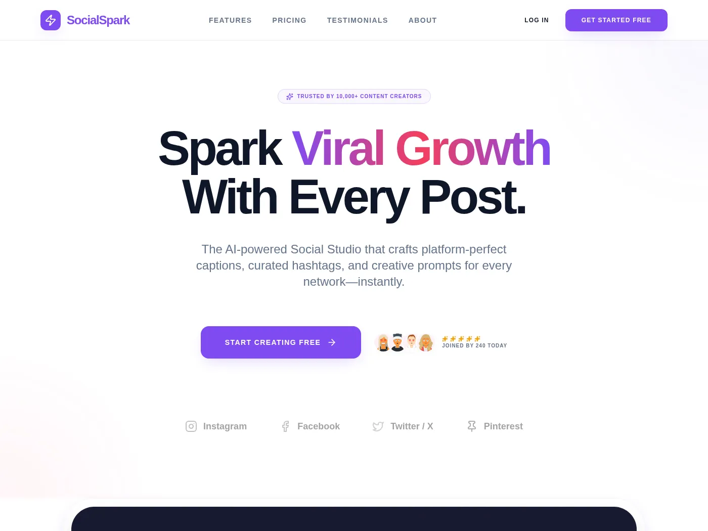 SocialSpark AI Studio