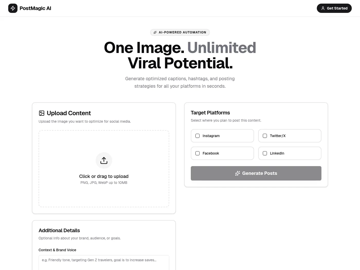 AI Social Post Assistant