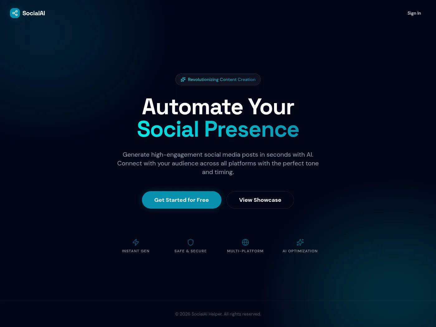 AI Social Content Helper