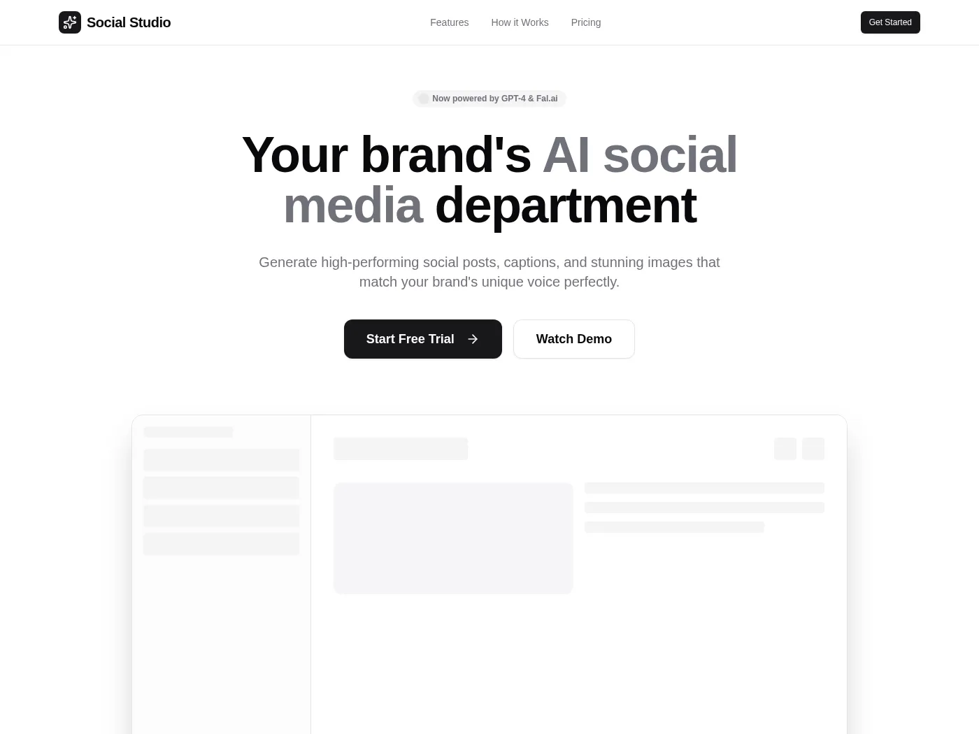 AI Social Studio
