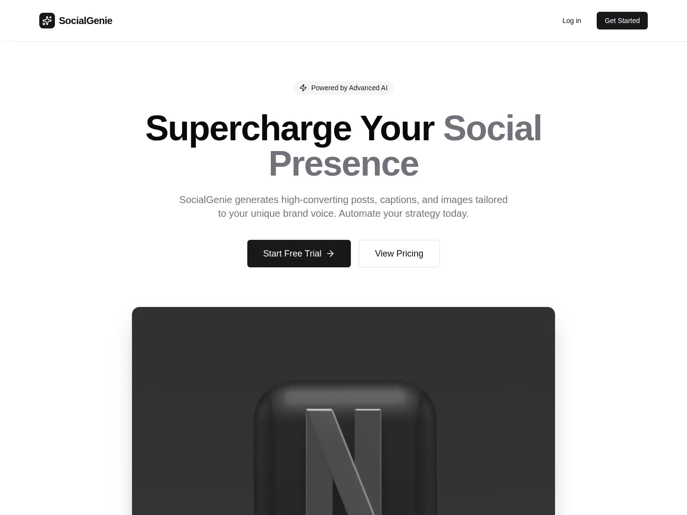 SocialGenie AI Manager