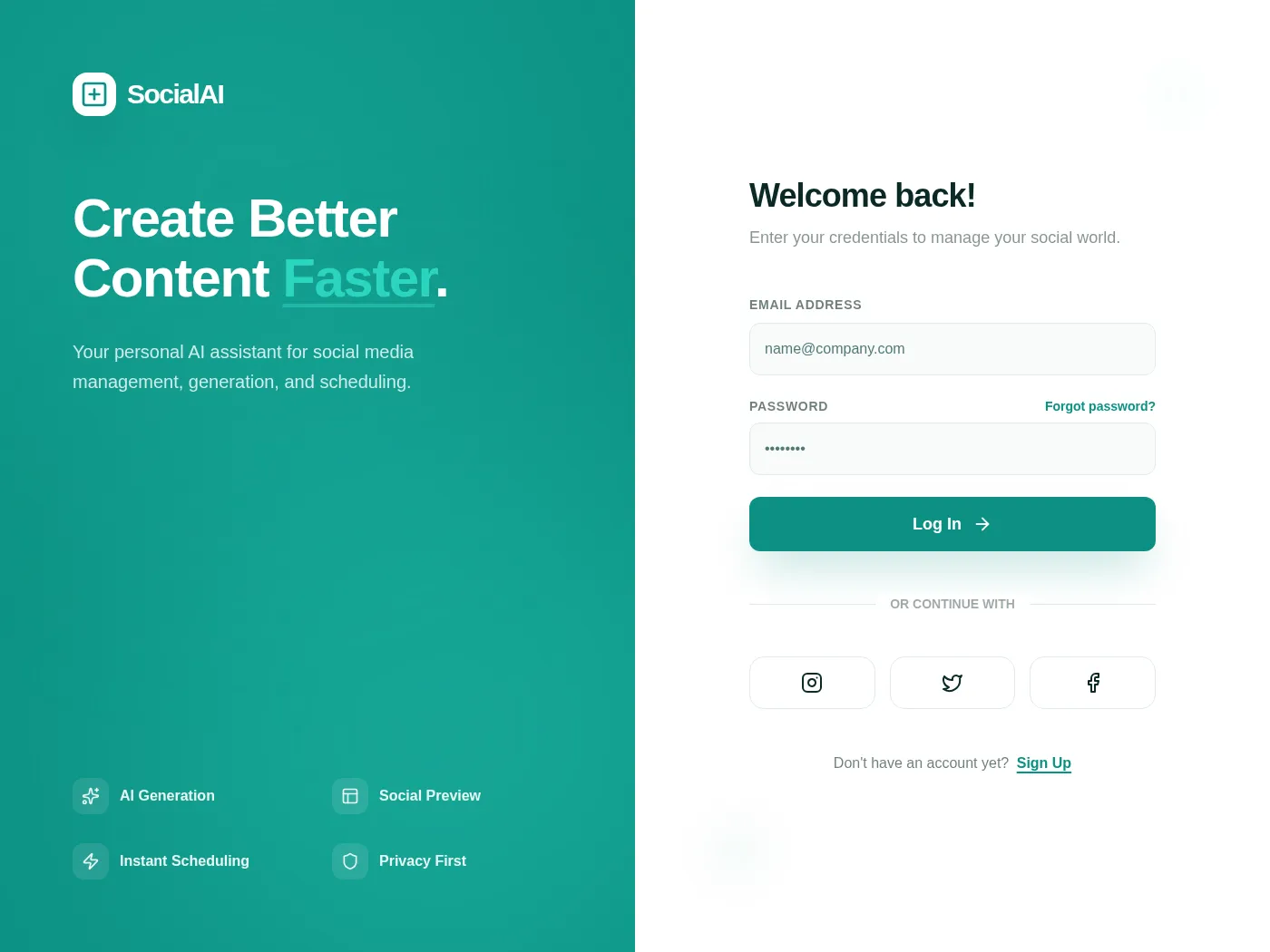 AI Social Media Manager