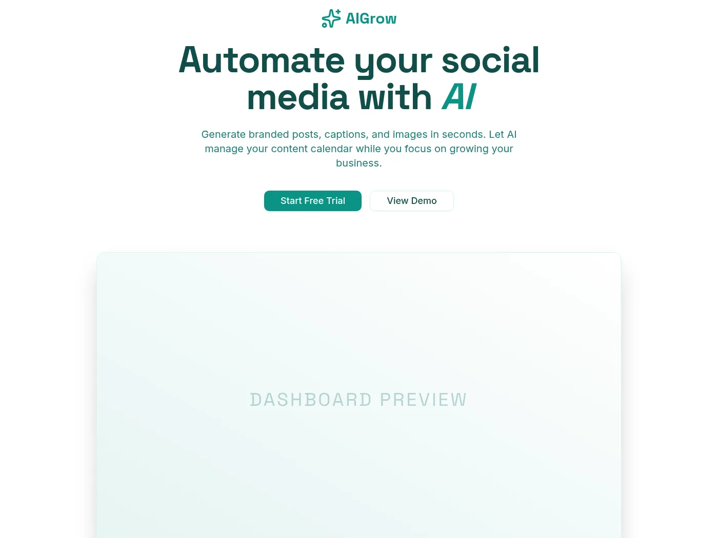 AIGrow Social Manager