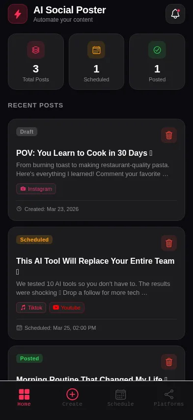AI Social Auto Poster