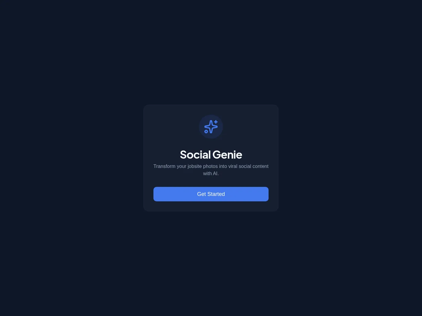 AI Social Post Genie