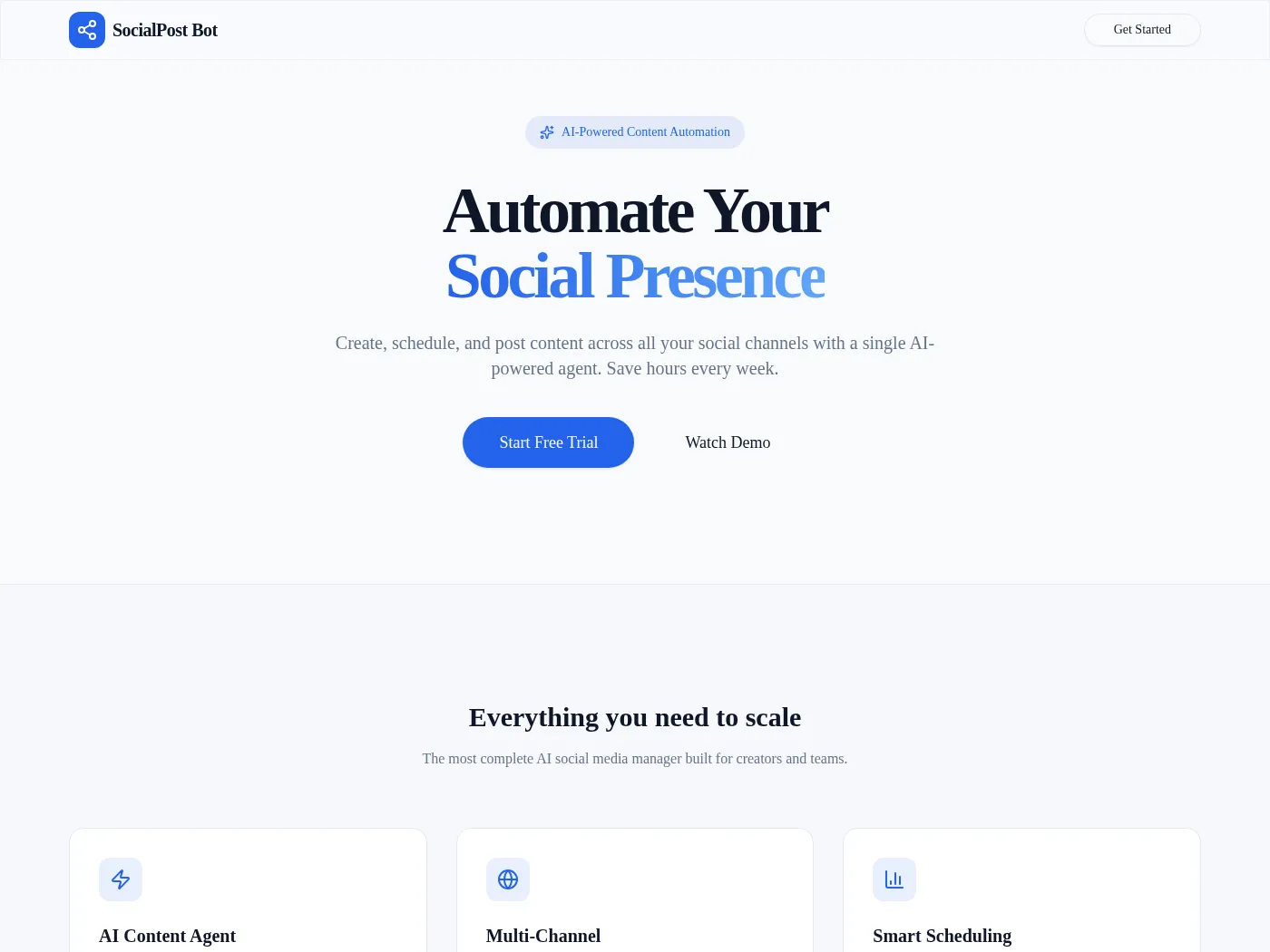 SocialPost Bot