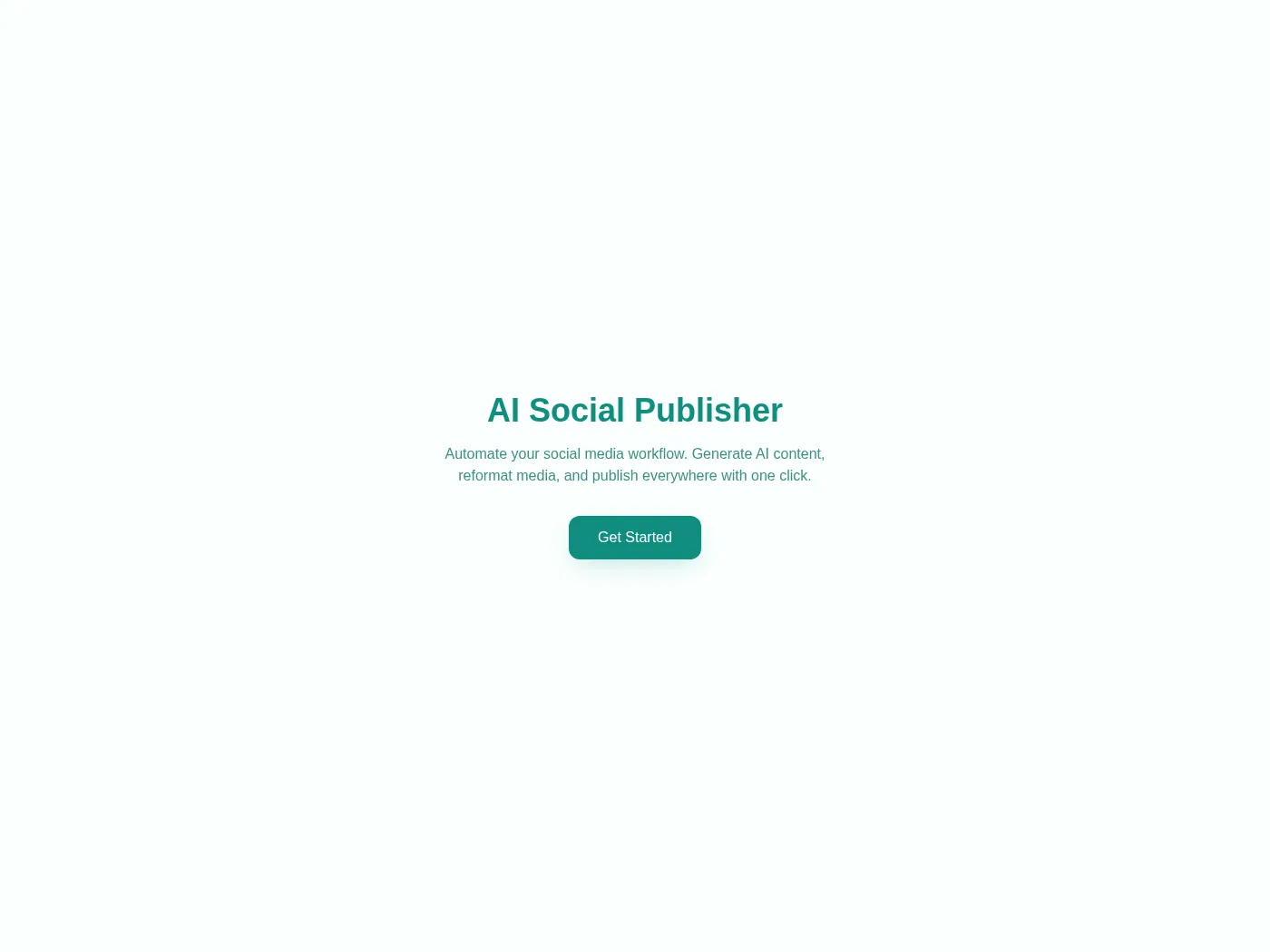 AI Social Publisher